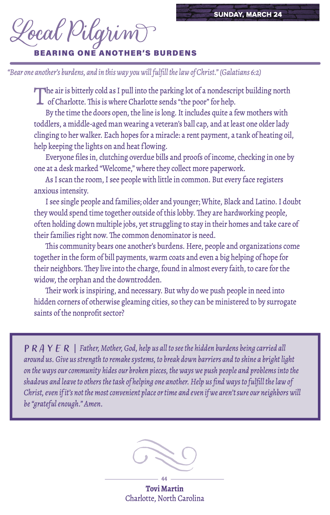 Devotions: Devotions from Pastor Anthony