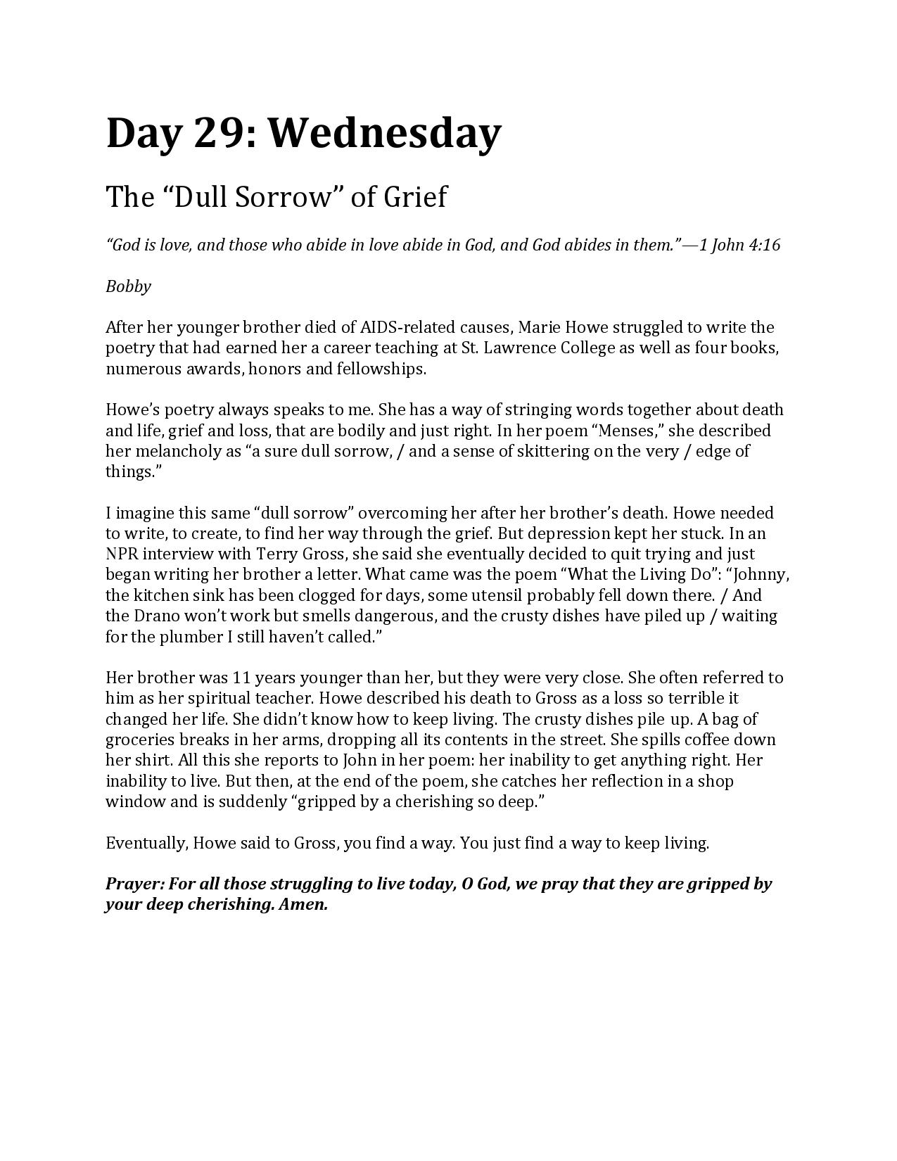 Devotions: Devotions from Pastor Anthony