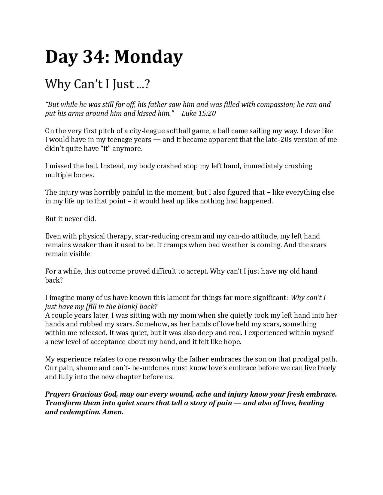 Devotions: Devotions from Pastor Anthony